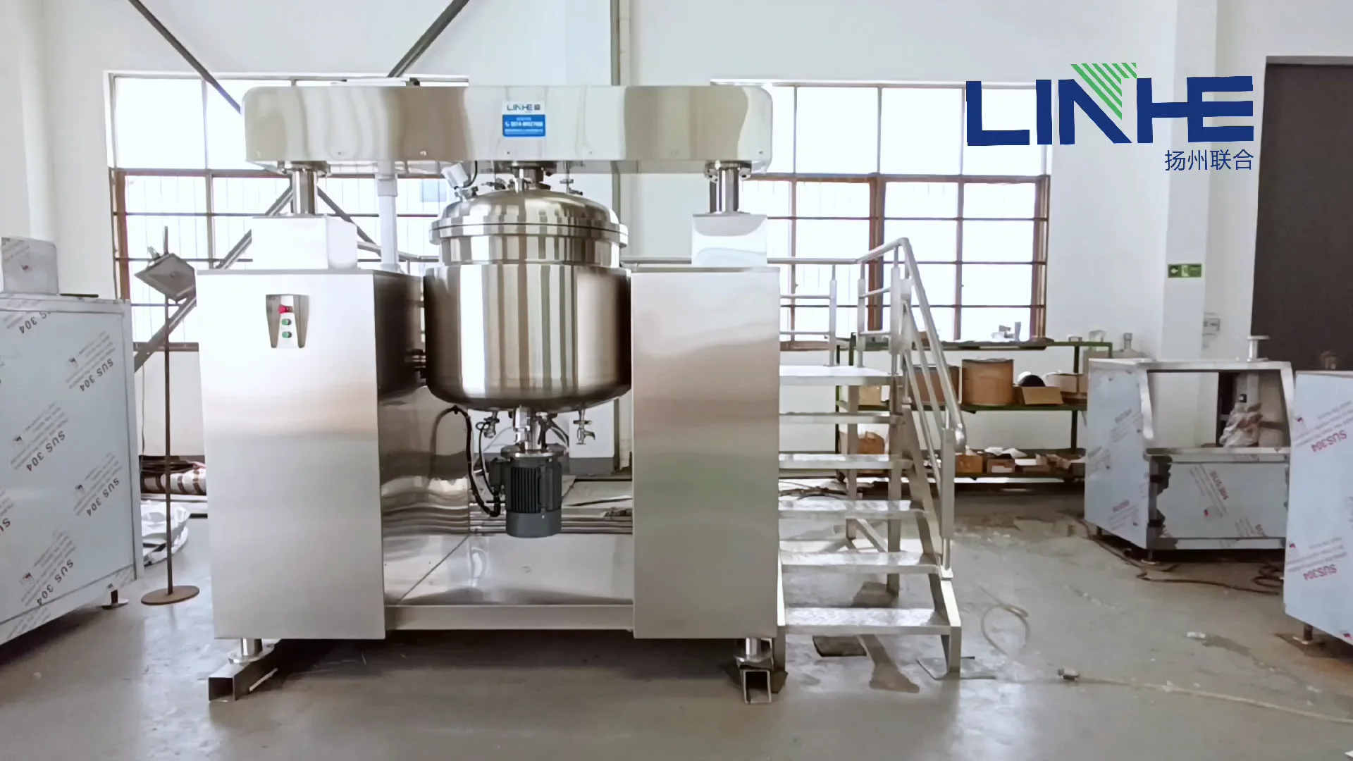 Ce Certificated Mayonnaise Homogenizing Mixer Vacuum Emulsifying Mixing ...