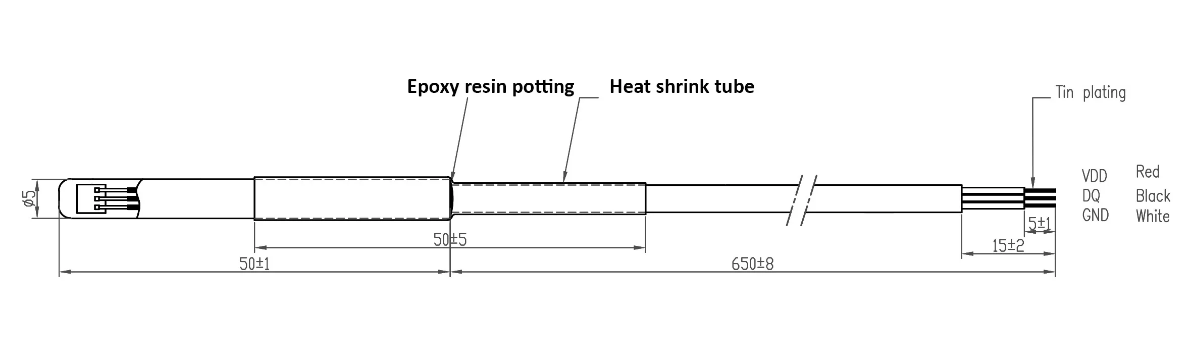 DS18B20 Zigbee Temperature Sensor - Precision & Reliability