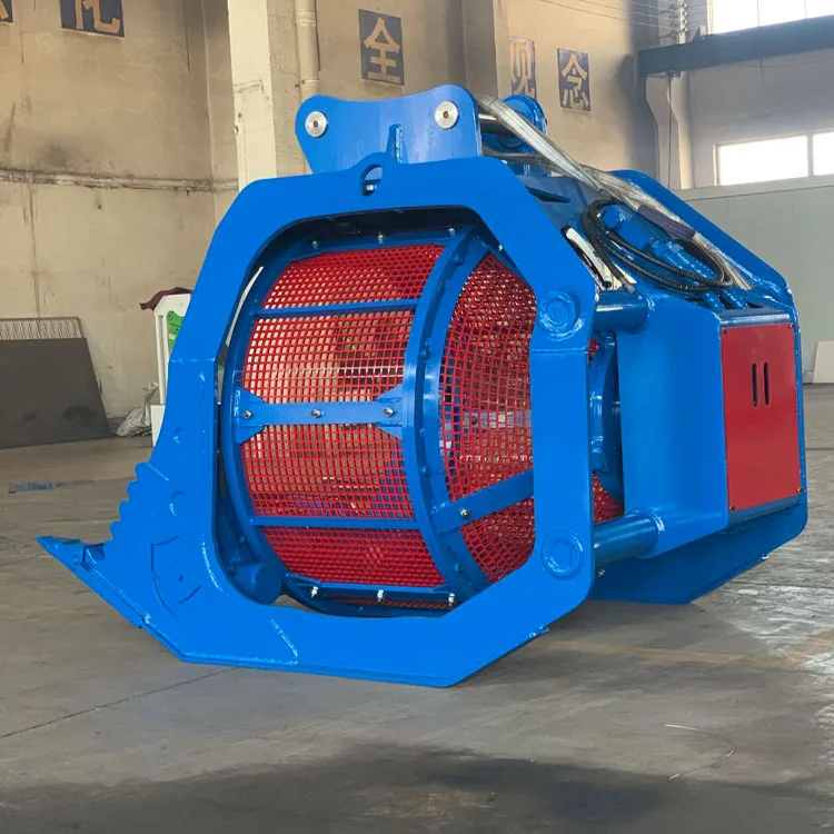 RSBM Excavator Rotor Bucket Screening Rotary Bucket for Mini Excavator ...