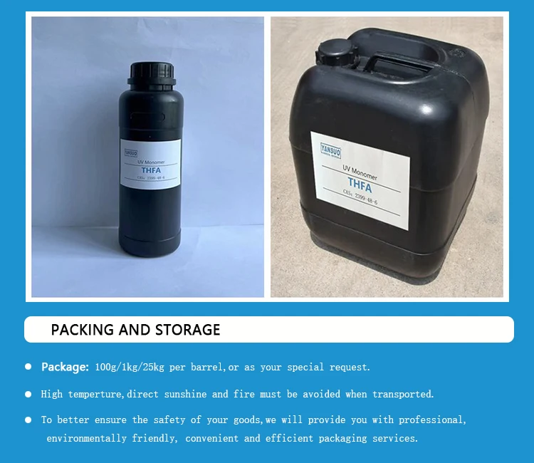 Uv-curable Monomer Thfa Cas 2399-48-6 Tetrahydrofurfuryl Acrylate For Uv Coatings/adhesives And ...
