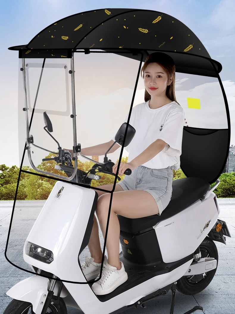 WXL426 Motorcycle Umbrella - Windproof & Waterproof Shelter