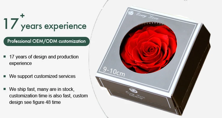 Ayoyo Oem 2024 Hot Style Preserved Rose Head In Box For Wedding Decoration Big Forever Roses ...