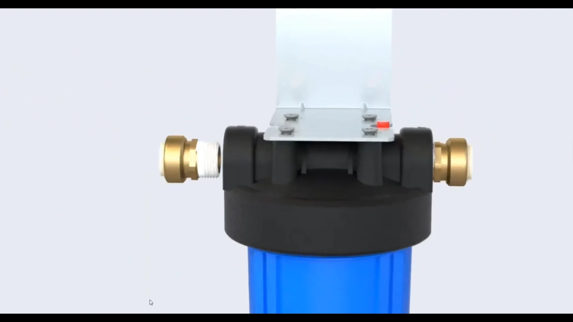 20 Inch Whole House Water Filter Cartridge Big Blue Filter Housing For ...