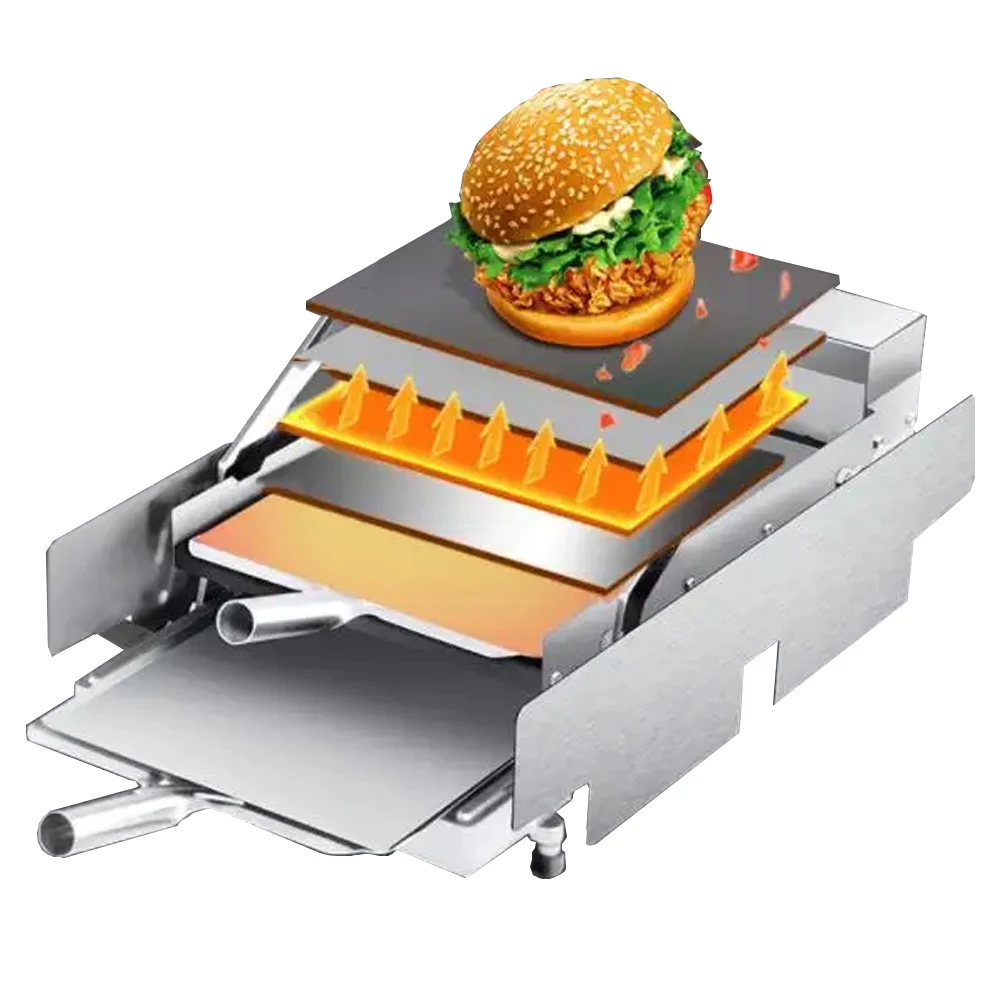 Alibaba.com: XEOLEO Hamburger Oven 2000W Double Layer Burger Maker ...