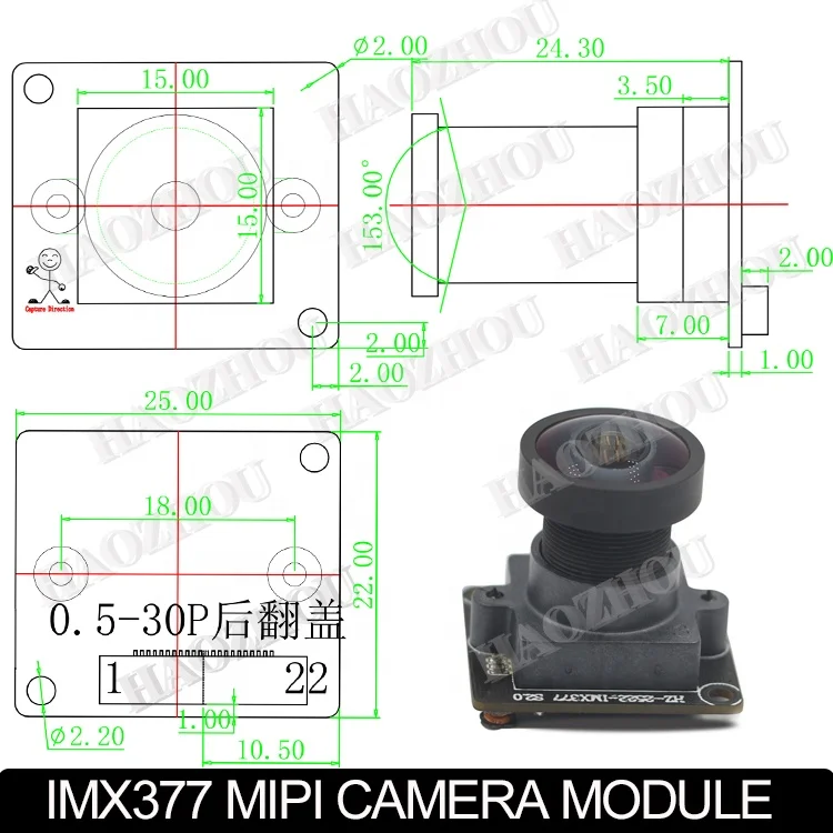 Customize 4k 12mp High-Resolution Camera Module - IMX377