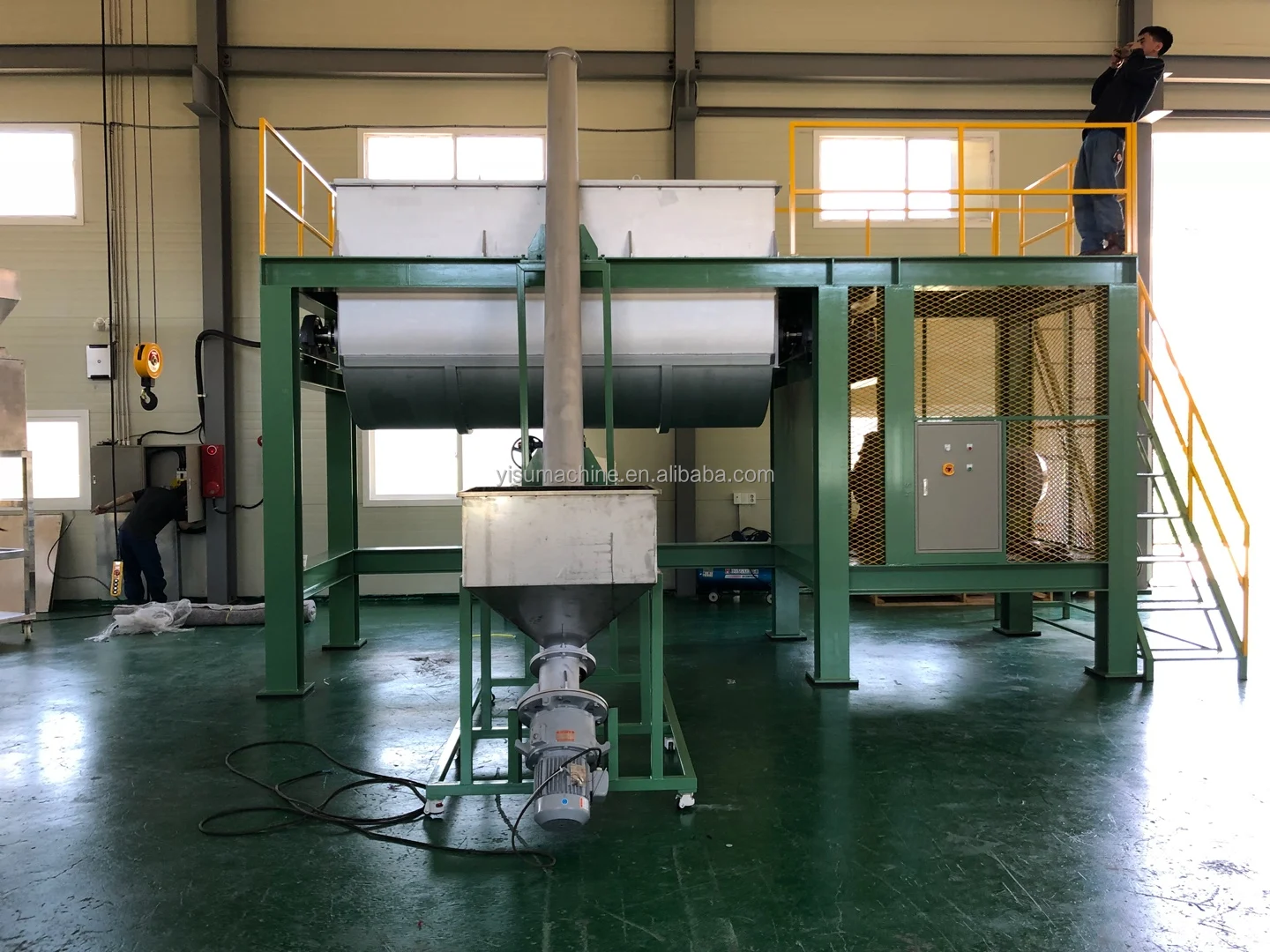 11 Cubic Foot Ribbon Blender Stainless Steel Mixer 2 Ton Ribbon Feed ...