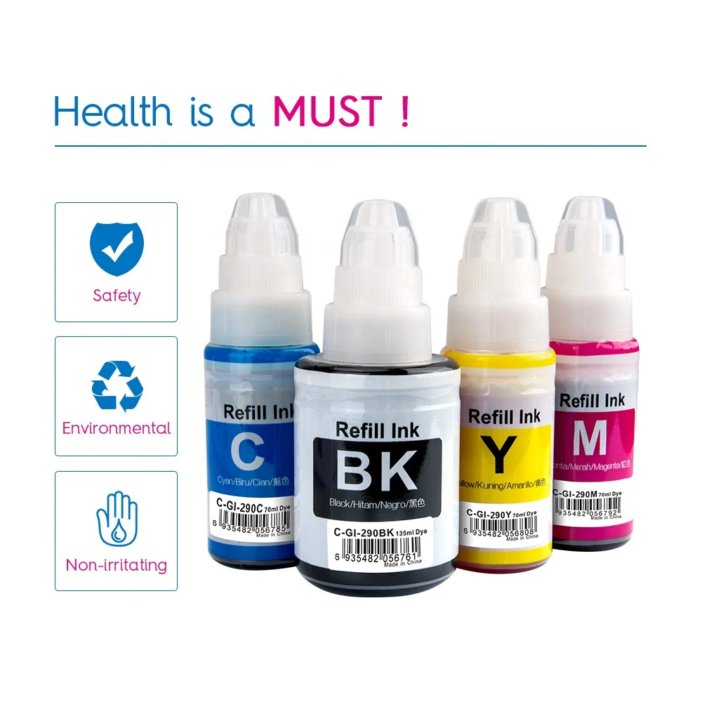 Ink-tank Gi-290 Gi290 Gi 290 Premium Color Compatible Bottle Water ...