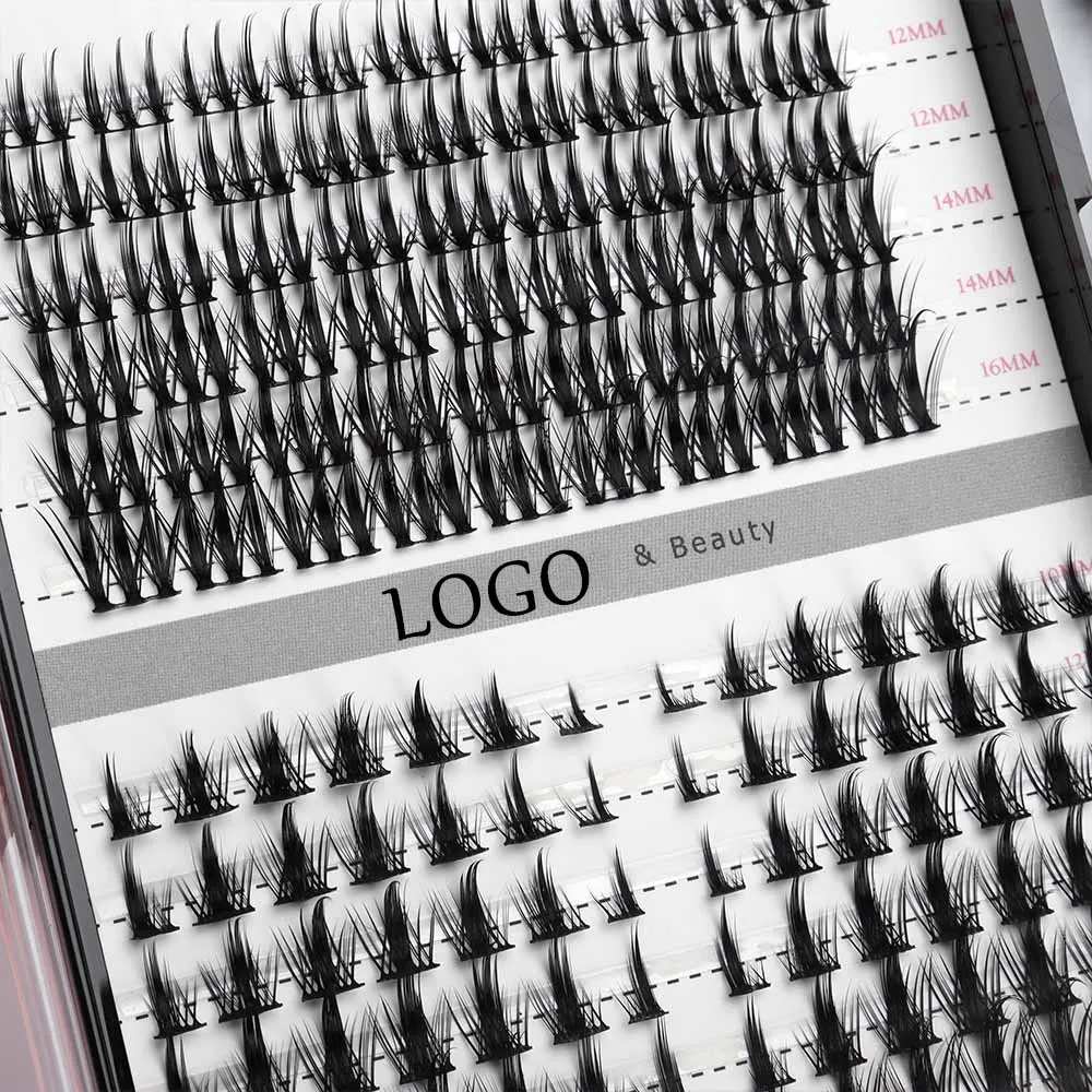 Cluster Lashes Segment C Cc D Dd Mix Curl Silk Diy Eyelash Extensions ...