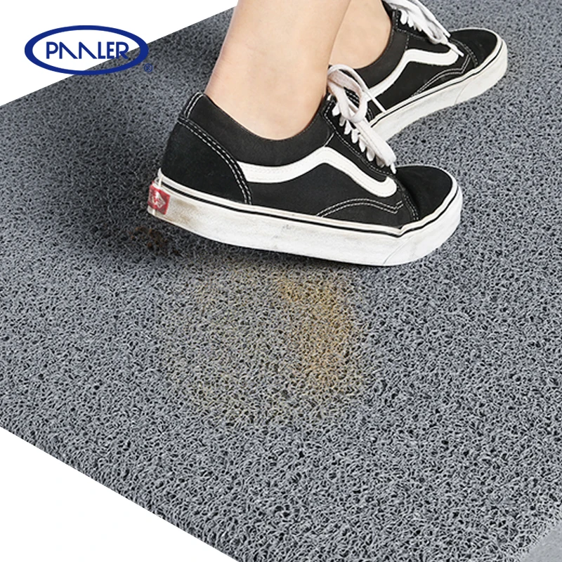 Customized Logo Vinyl Pvc Anti Slip Loop Coil Mat Welcome Rug Entrance ...