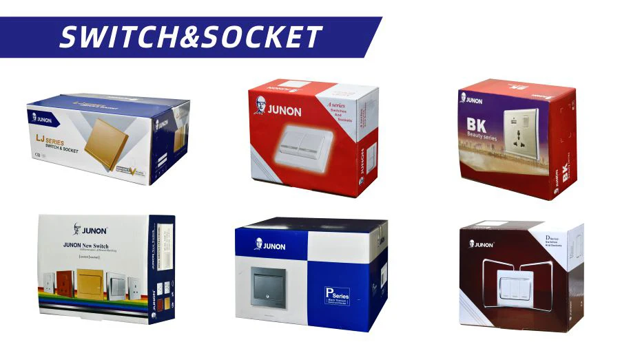 Junon Switch Socket Curve Shape 20a 2 Pole Light Switch - Buy Modern ...