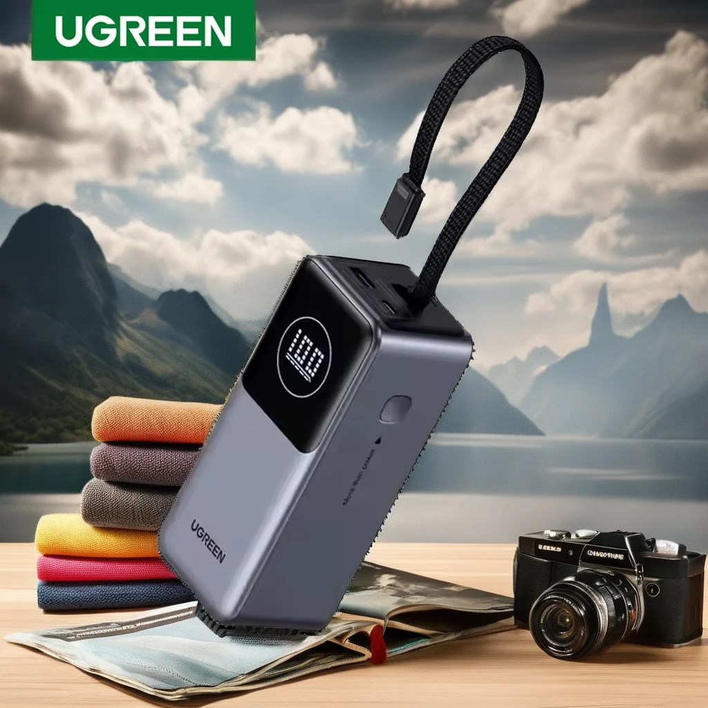UGREEN Nexode Waterproof Power Station 130W 20000mAh Built-in USB-C ...