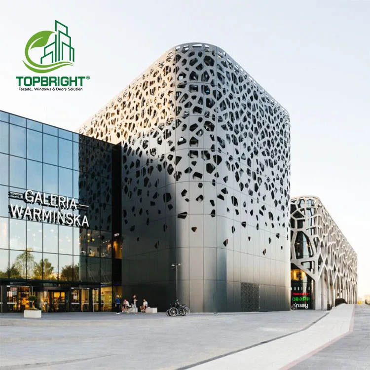 Mall Decorative Exterior Aluminum Cladding Panels Architectural ...