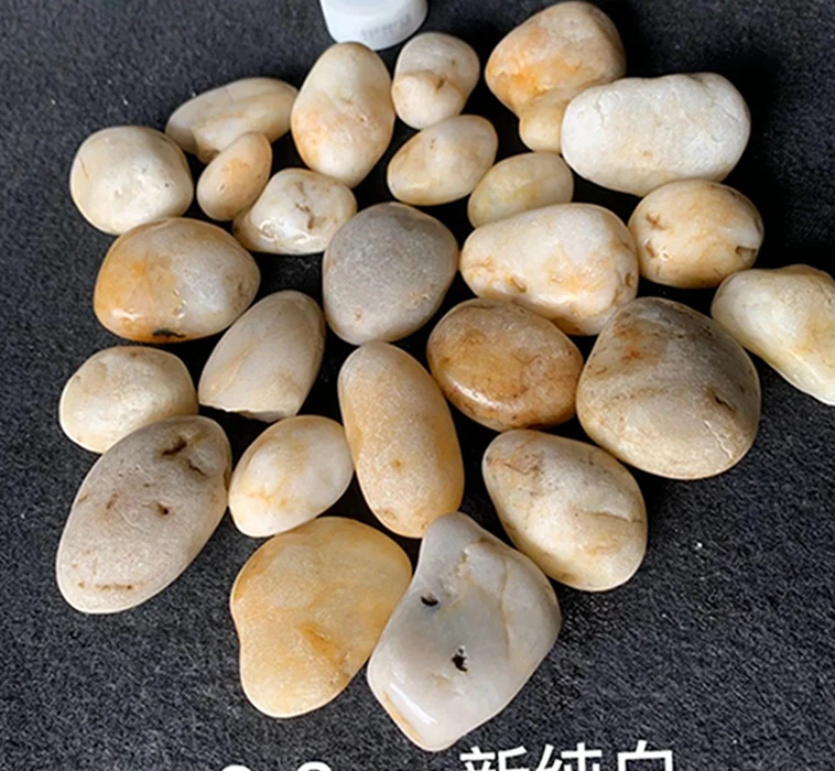 Modern Design 14x14 Indian Marble Natural Pebble Cobblestones for ...