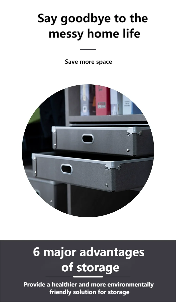 White Single-layer Light Luxury Office Storage Drawer Box - Buy ...