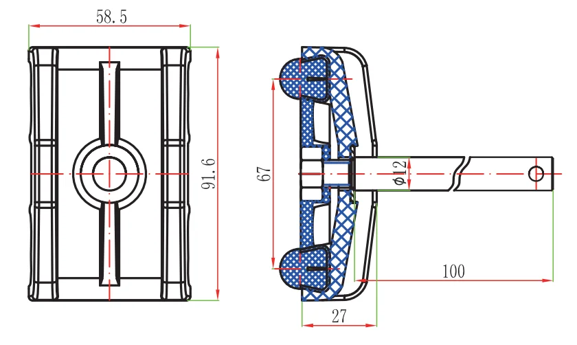 New Design Double Guide Rail Clamps Stainless Steel Conveyor Parts For ...