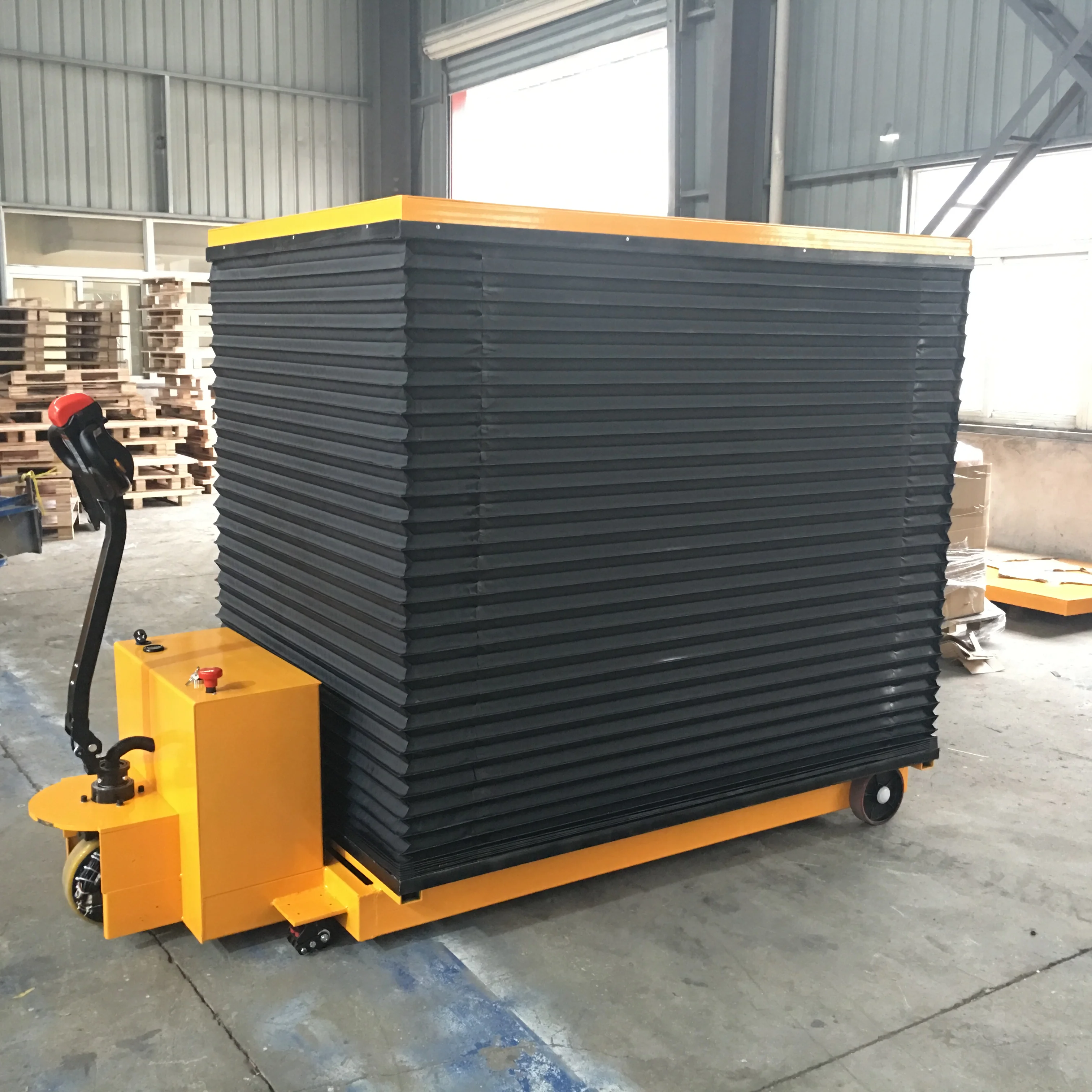 Plk Electric Scissor Lift Table Hydraulic Cargo Lift Platform Rotary ...