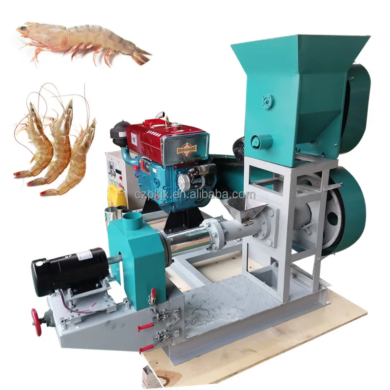 Fish Feed Processing Machinery Floating Feed Granulator Shrimp Catfish ...