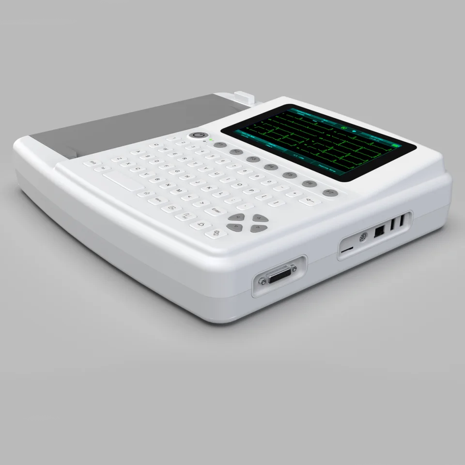 12 Channel ECG Machine by SZMIQU - Reliable Diagnosis