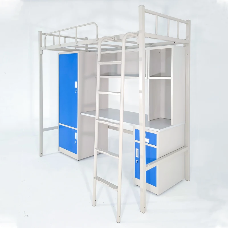 Customized College Metal Bunk Bed University Dormitory Bunker Bed With ...