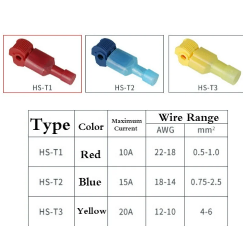 100pcs Set Scotch Lock Quick Splice Connector Terminals Assortment Kit ...