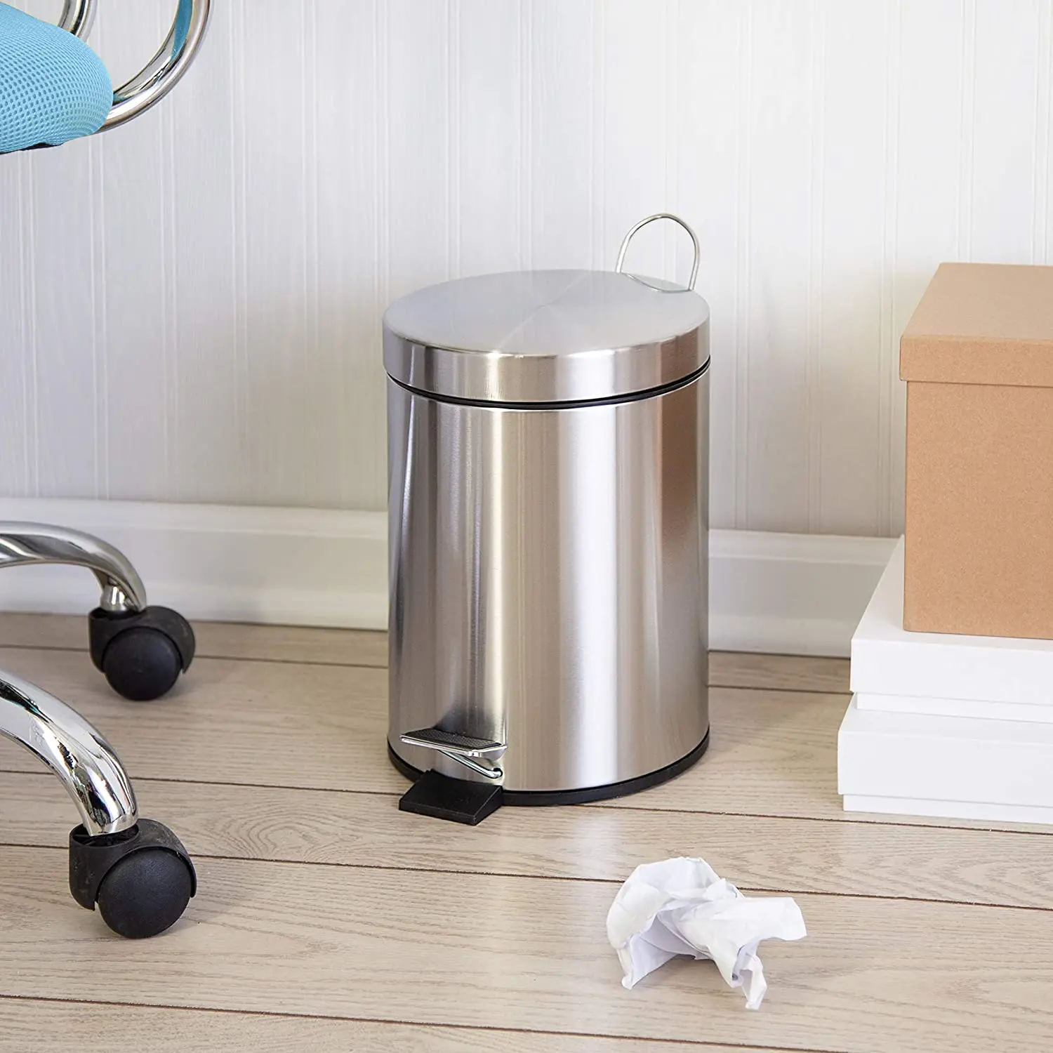 Morden Style Stainless Steel Pedal Bin Waste Bin Trash Bin Dustbin With ...