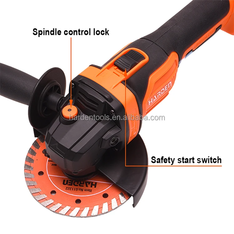 HARDEN 20V Brushless Cordless Angle Grinder - 100MM, 115MM, 125MM