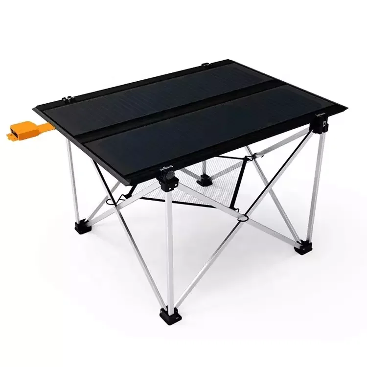 Portable Foldable Solar Table Fast Charging Even Outdoors Lightweight ...