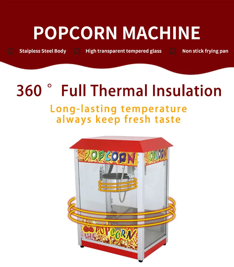 Price Electric Automatic Popcorn Maker Popcorn Machine Commercial OEM ...