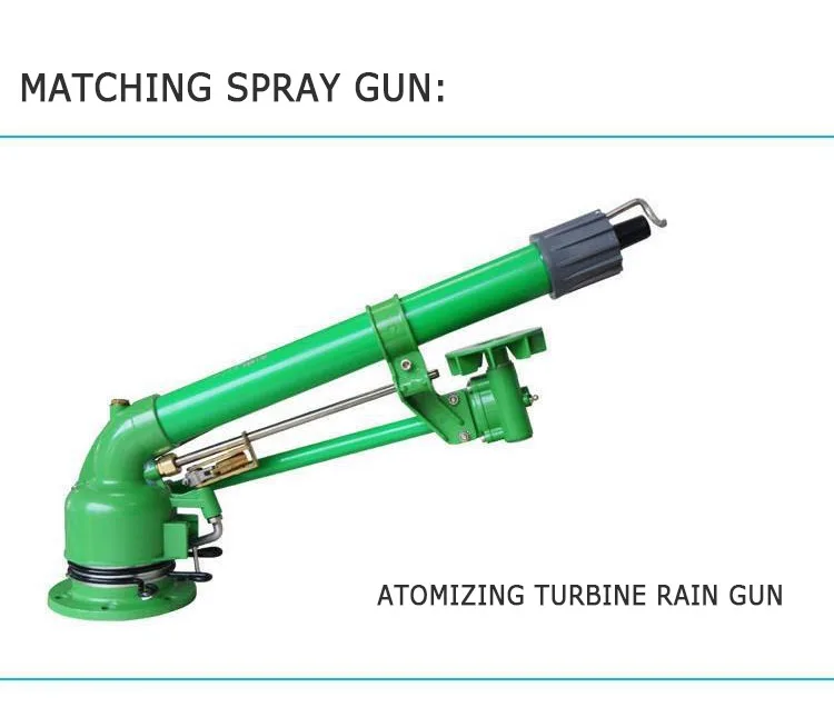 Farm Water Sprinkler System Agriculture Traveling Hose Reel Big Rain ...