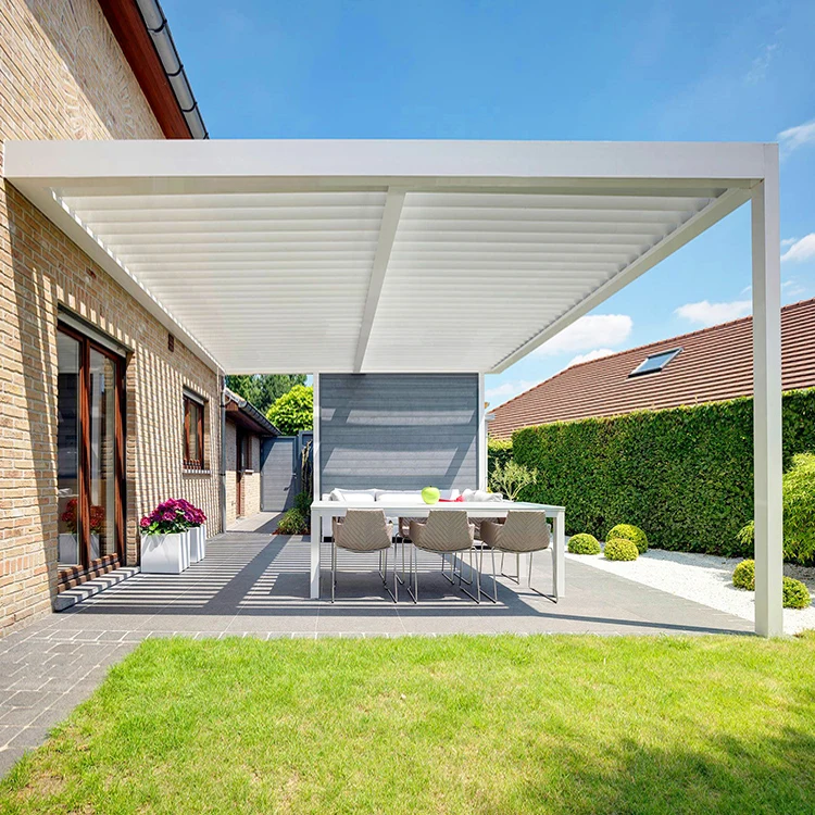 Toldo Pérgola Para Exteriores,Sistema De Techo De Persiana De Aluminio ...