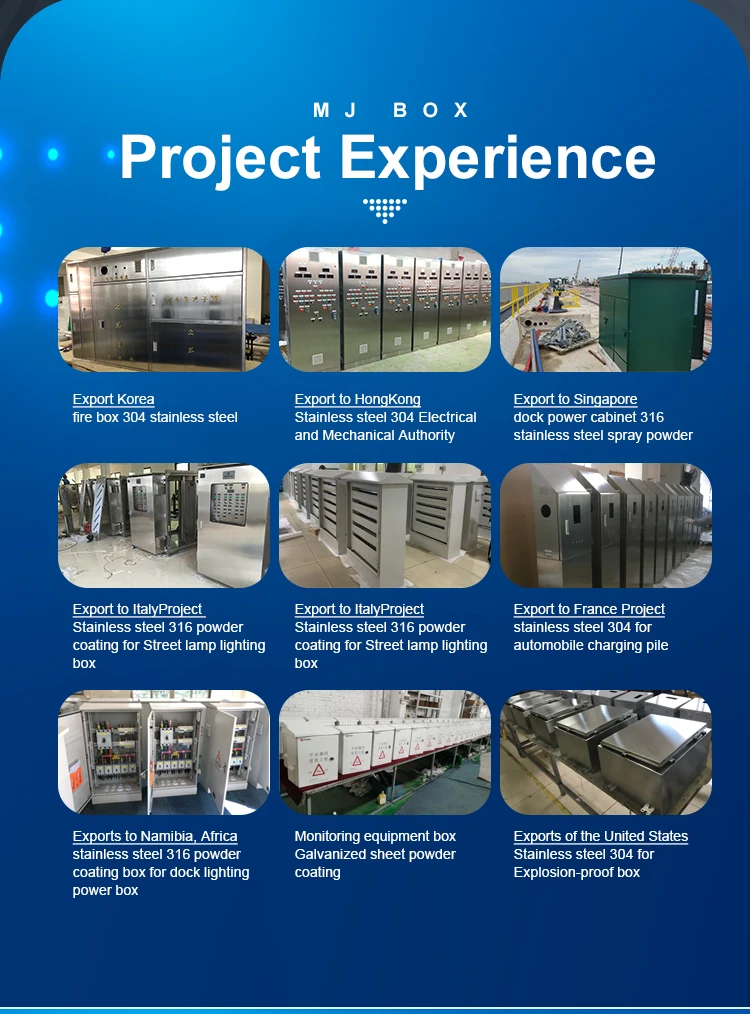IP66 Electric Outdoor Cabinet CCTV Camera System Waterproof Box