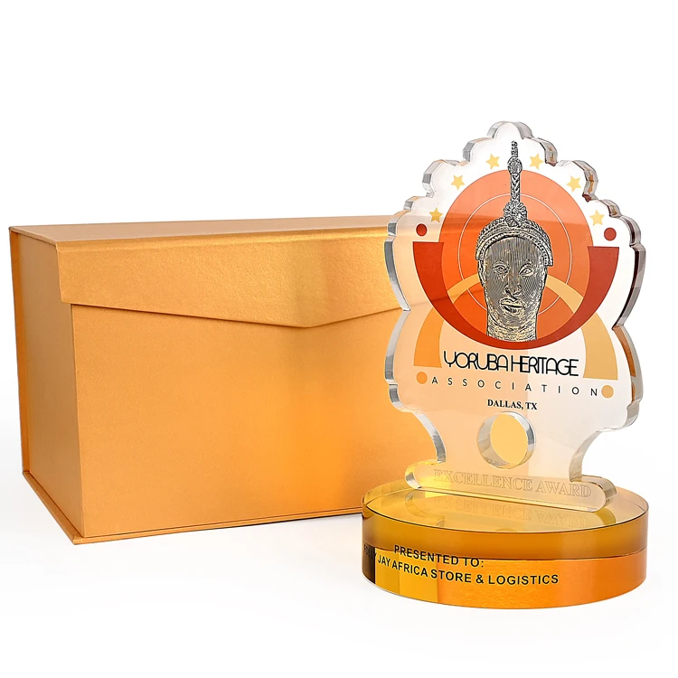 Luxury Business Customize Engraving Crystal Trophies and Awards Honor ...