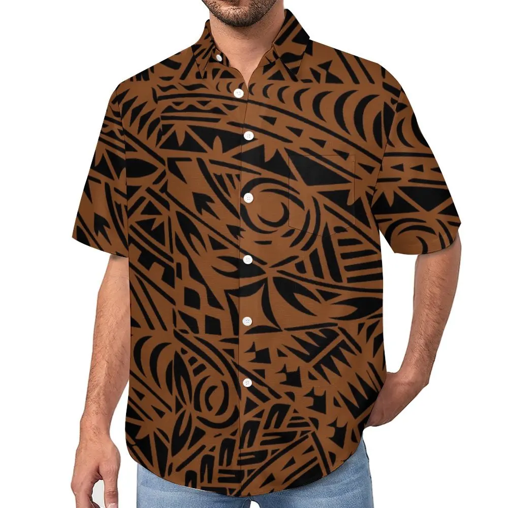 Polynesian Elei Tribal Design Custom Casual Breathable Exercisel ...