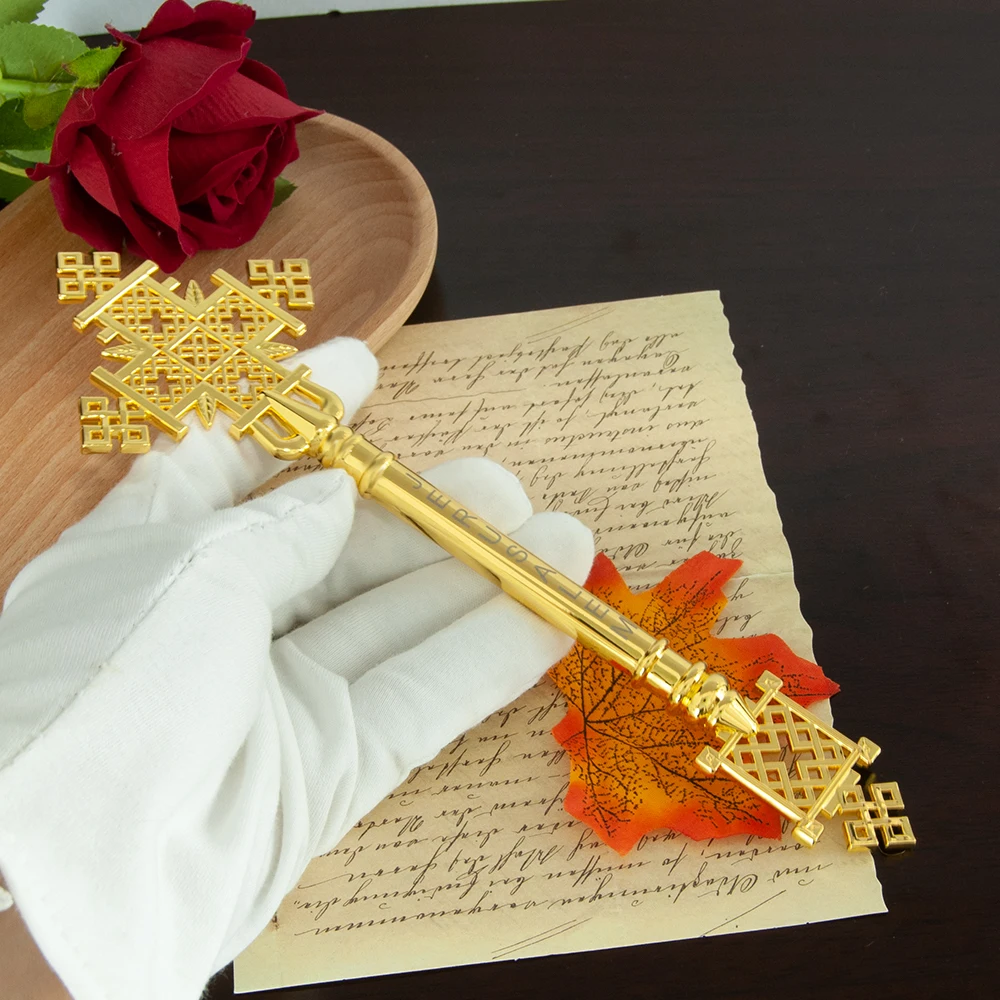 Religious Orthodox Ritual Father Pastor Hand Holding Cross Jerusalem ...