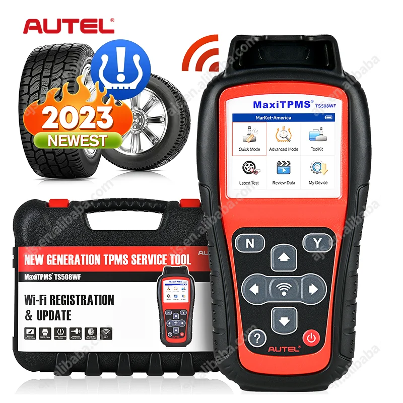 Autel TPMS TS508WF TPMS Valve Programming Tools Autel Scanners Car Tire ...