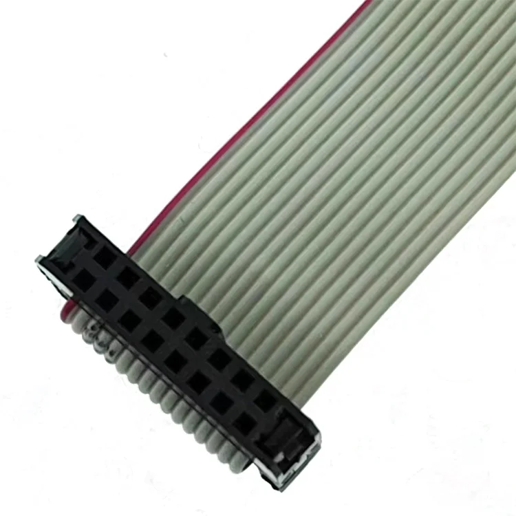 100mm OEM Pitch 2.0mm Pin Connector IDC2.0 2*10P Gray Flat Ribbon IDC ...