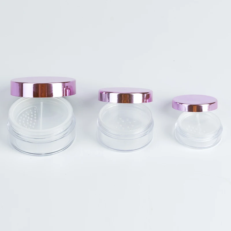 3g 5g 10g 15g 20g Plastic Empty Plastic Makeup Powder Jars Cosmetic ...
