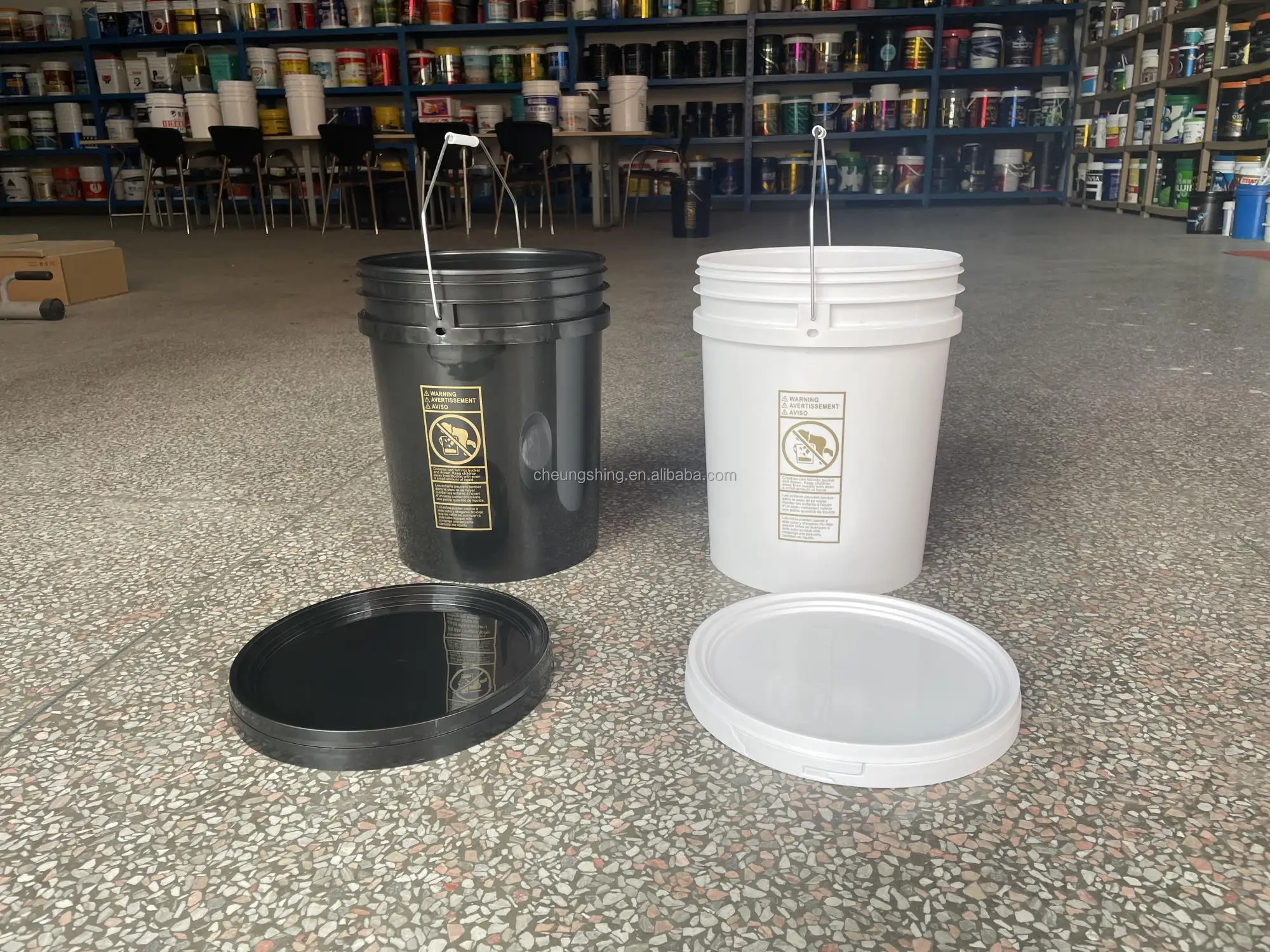 55 Gallon/20l Plastic Pail/barrels With Plastic Or Metal Handle,Flat Or ...