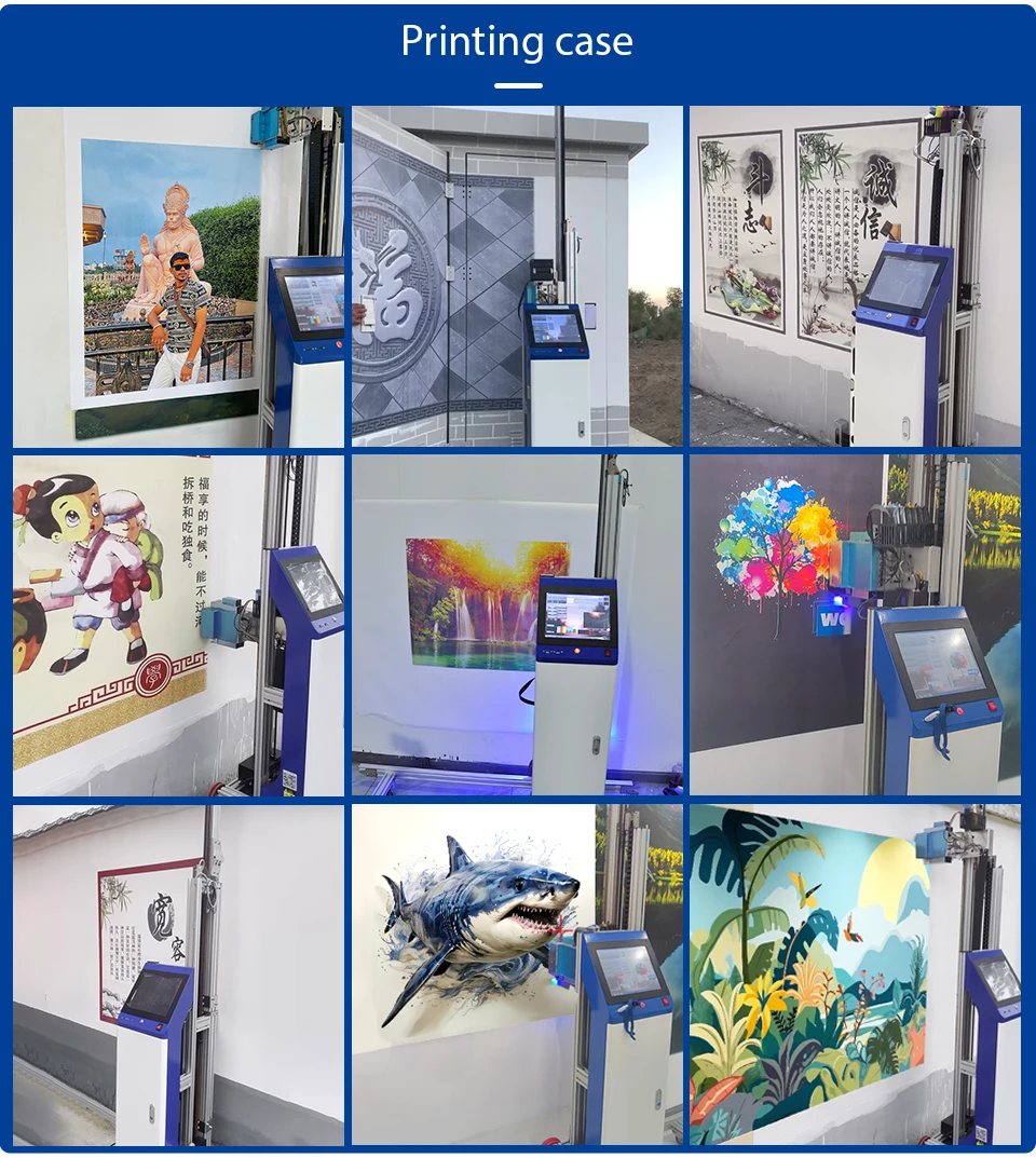 Automatic Top Brand High Quality AI 3D Wall Printer Machine with H16 ...