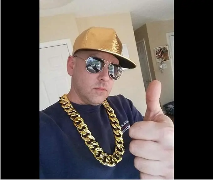 Custom Fan Chain Necklace Football Baseball Team Brand Logo Big Fan ...