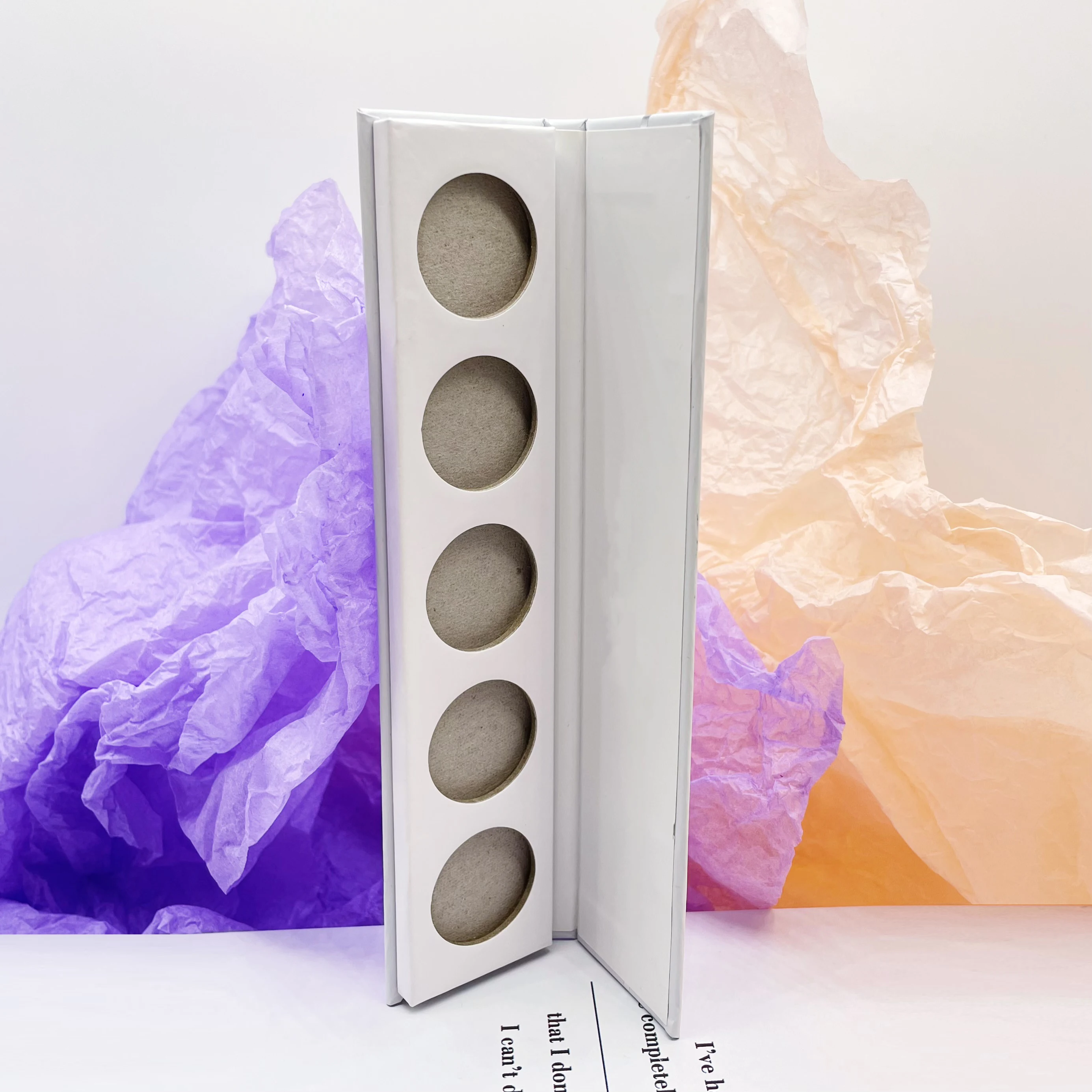 Eco-friendly Printed Cardboard Eyeshadow Palette Case