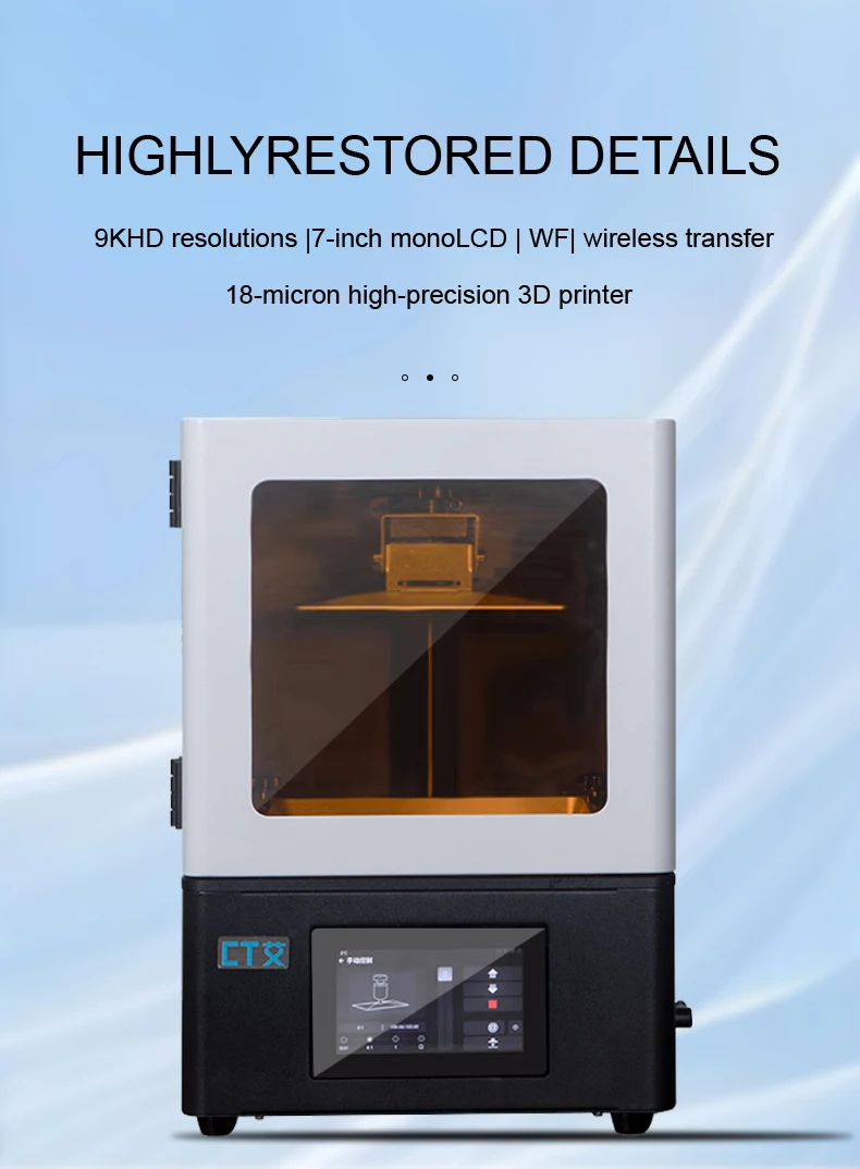 Dental Printer Desktop Level 9k 18micron High-Precision Dental Lab ...
