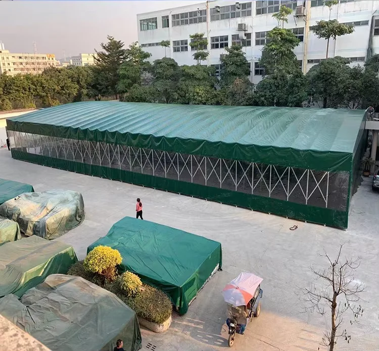 Alibaba.com: Large Outdoor Storage Expansion Canopy with Push Pull ...