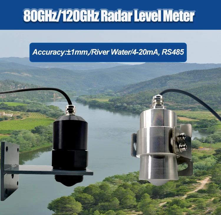 80GHz Radar Level Sensor Wave Radar Water Level Gauge Radar Level ...