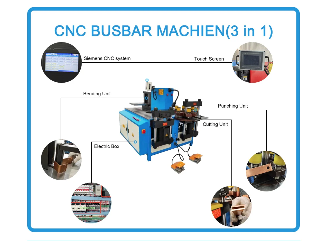 Copper Busbar Bending Machine Busbar Processing Machine Various Copper ...