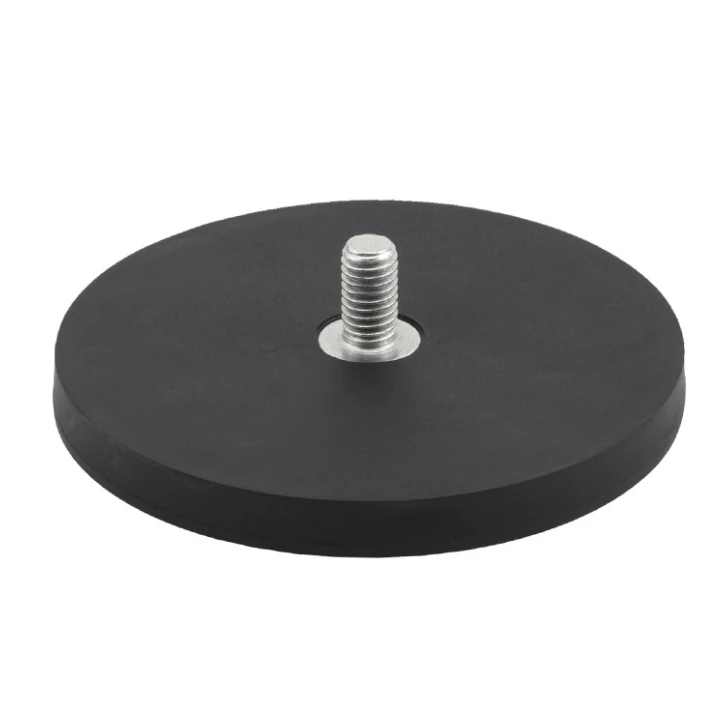 Super Strong Magnetic Materials Mount Neodymium Rubber Coated Magnet ...