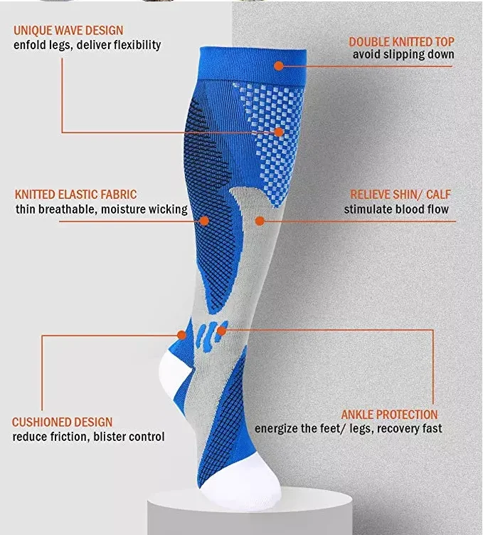 Compression Socks Sports Socks Football Athletic Football Medical ...