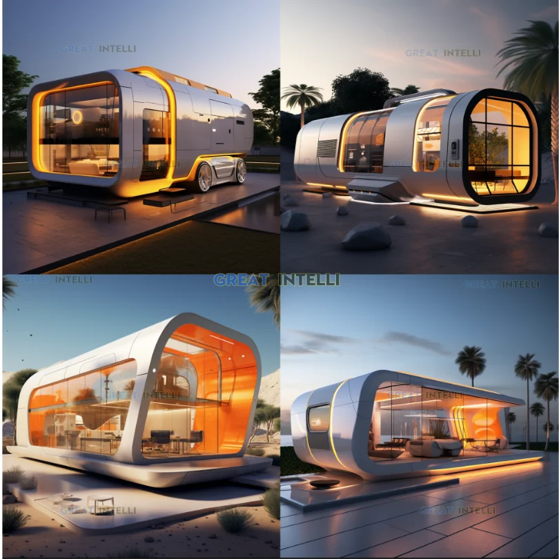 Luxury Modular Dome Prefabricated Capsule Prefab House