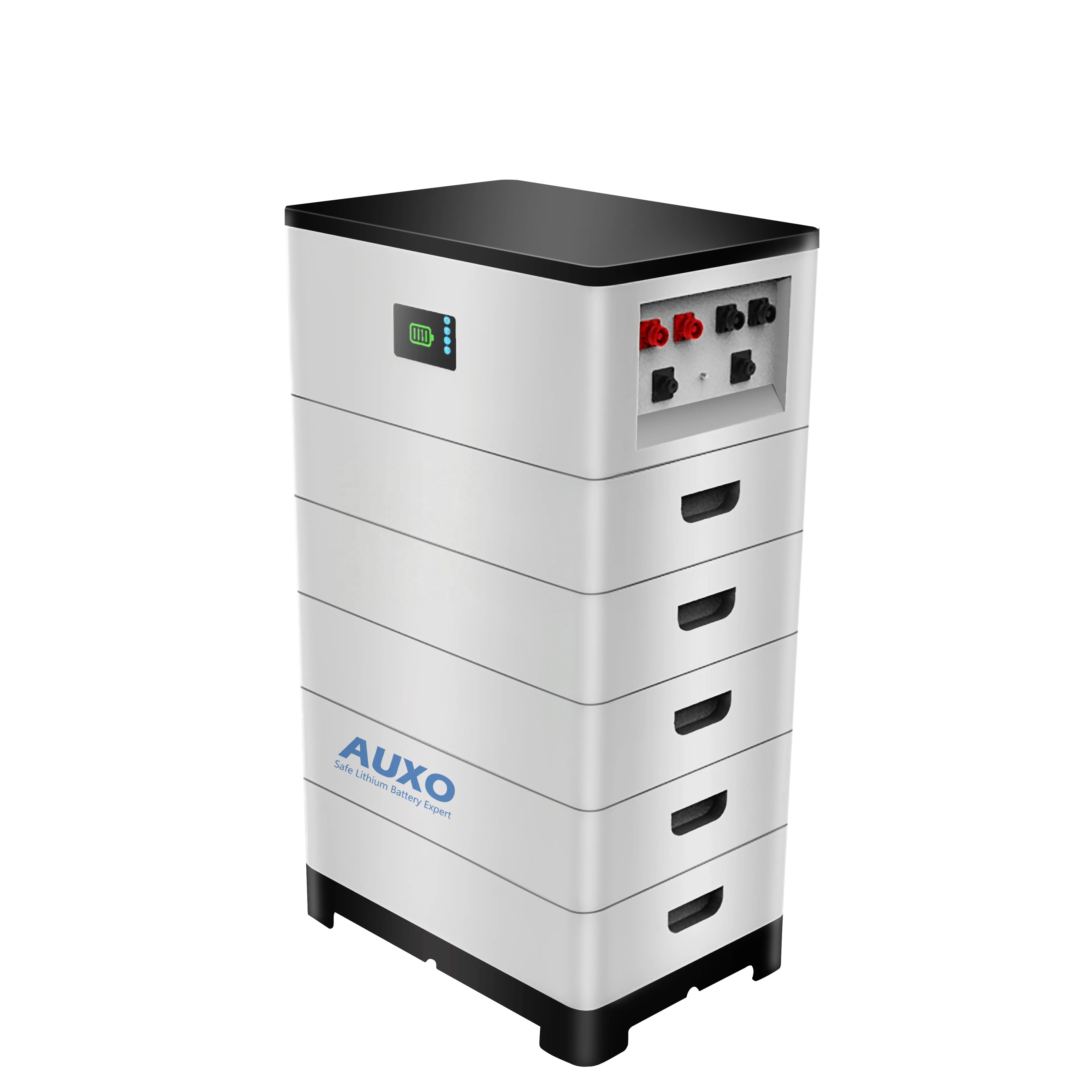 Auxo Voltage Stackable Lithium Battery 10kwh 20kwh 30kwh 40kwh 48v 51.2v 96v 144v 100ah Lifepo4 ...