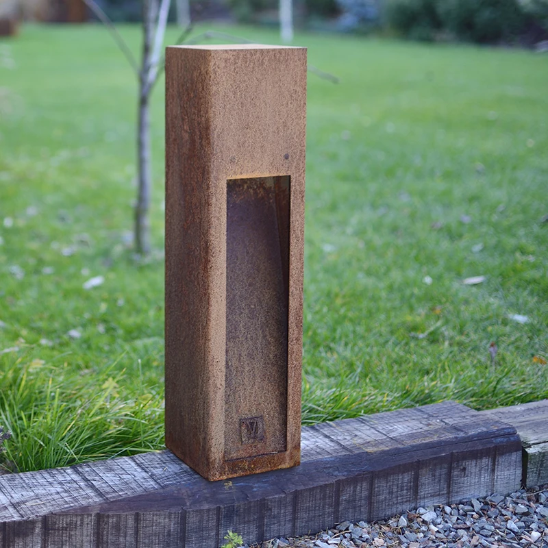 Corten Steel Lamp Post Solar Led Steel Post Lamp,Corten Steel Lamp Post ...